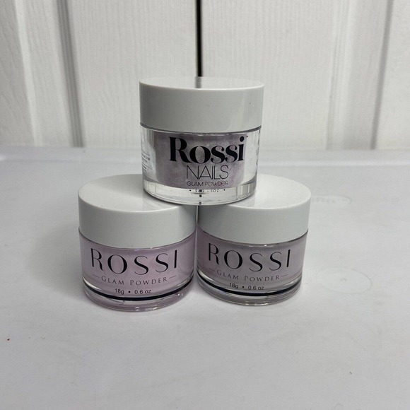 Rossi | Makeup | Nip Rossi Glam Powder Manicure Dip Lot Of 3 Purple Yam ...